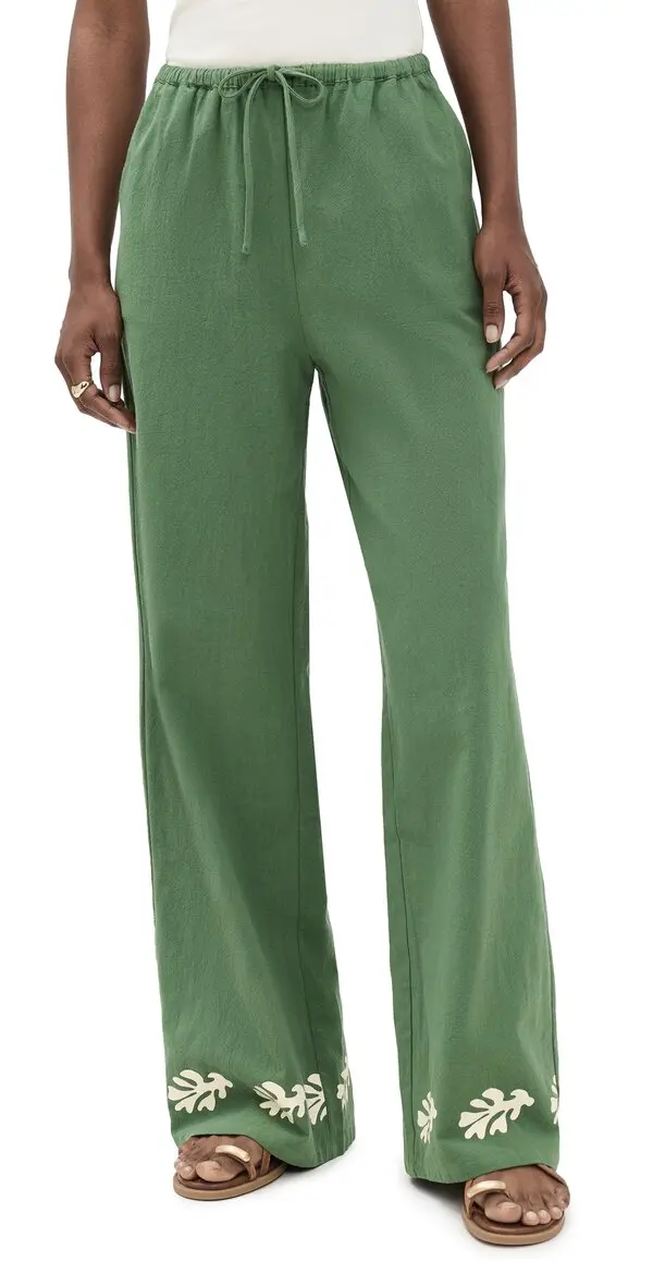 SEVEN WONDERS Amalia Pants - Khaki/sand