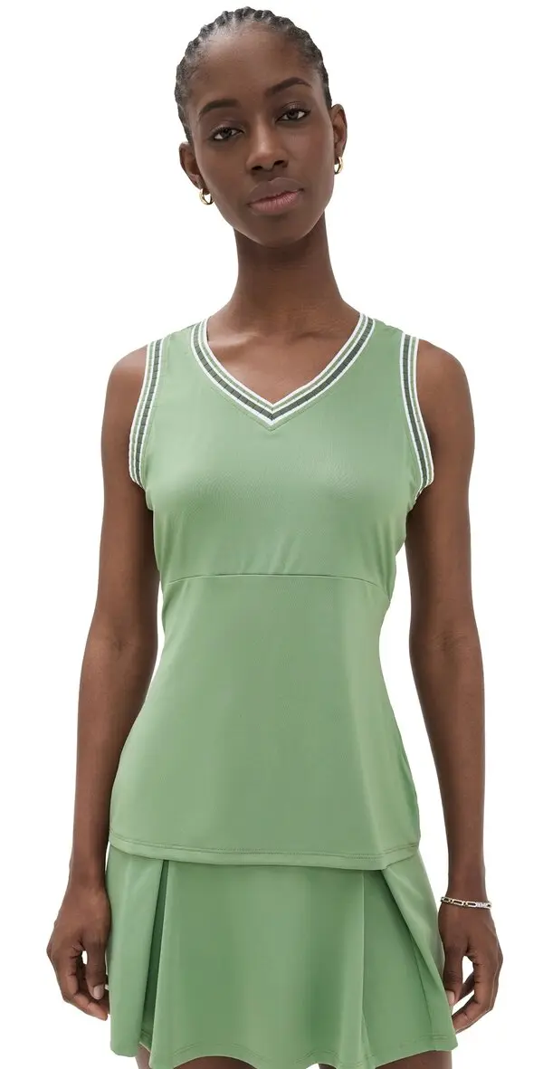 HEAD X Veronica Beard Tank Top - Sage