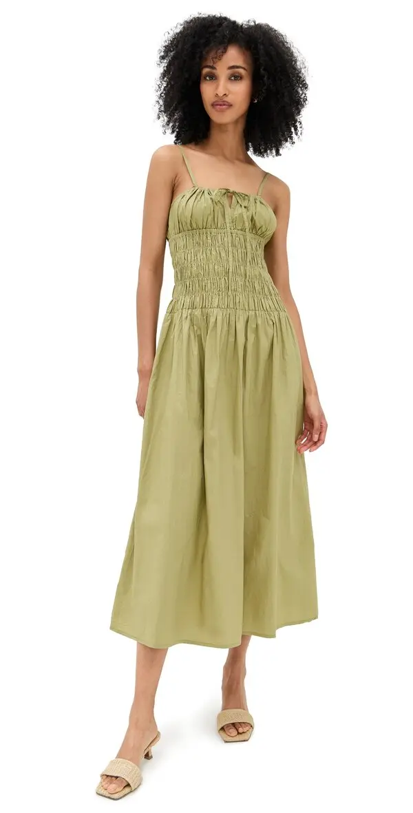 Ciao Lucia Russo Midi Dress - Khaki