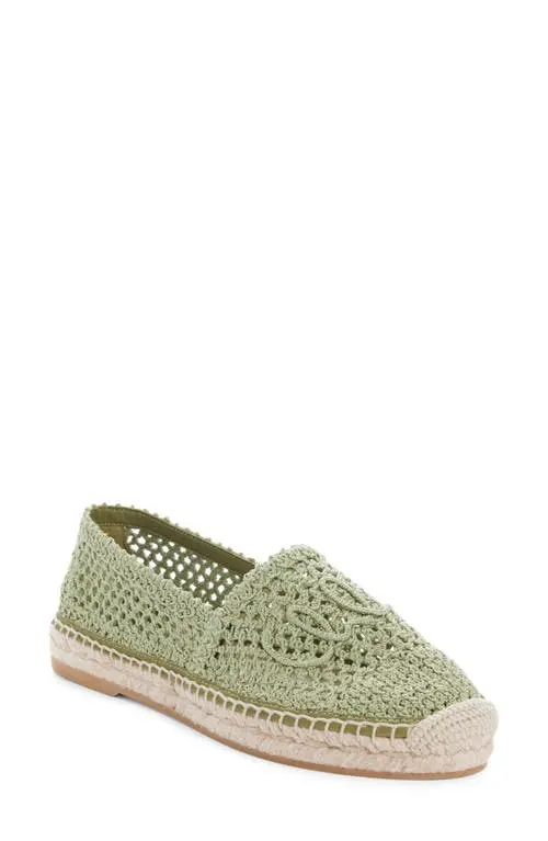 Chloé Isla Logo Espadrille - Mint