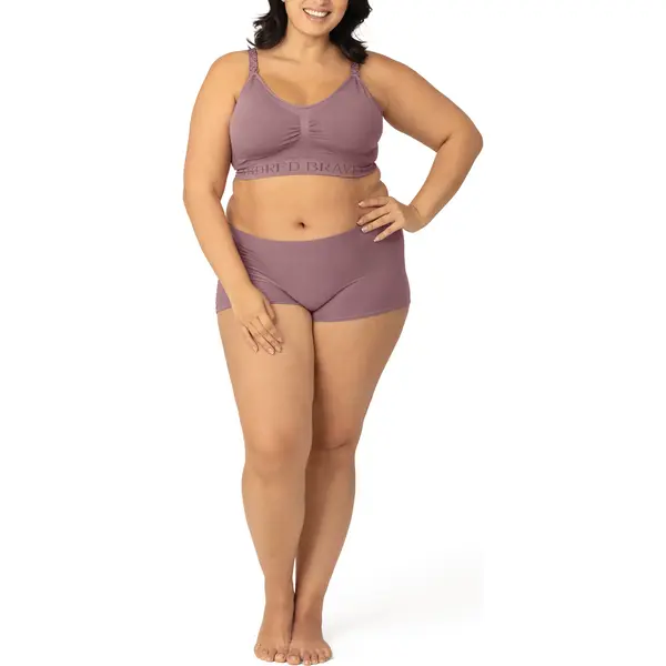 KINDRED BRAVELY Grow With Me Maternity & Postpartum Boyshort - Twilight