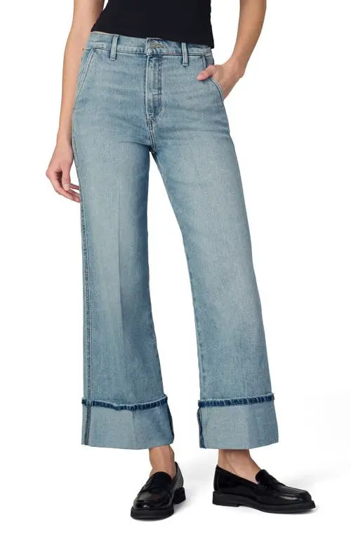 Joe's Jeans The Trixie Cuffed High-waist Wide-leg Trouser Jeans - So Sweet