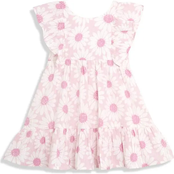 JOJO MAMAN BEBE Print Cotton Seersucker Sundress