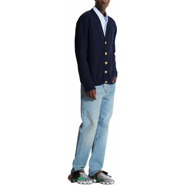 Balmain Eco-cashmere Cardigan - Navy