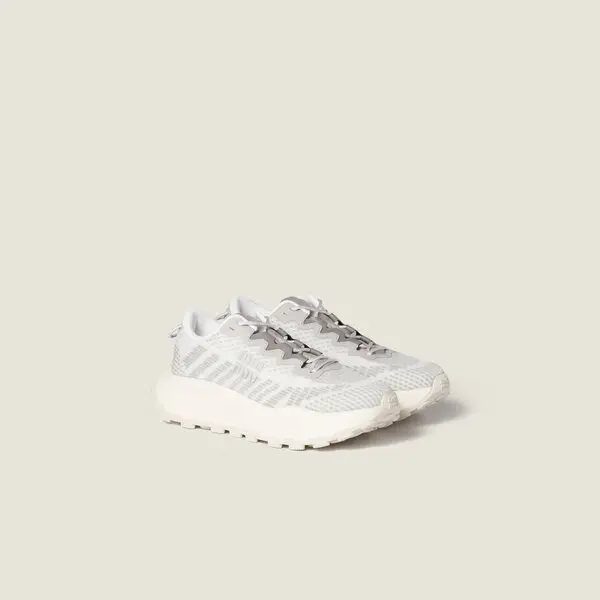 Miu Miu Technical Fabric Sneakers - Cloudy Gray