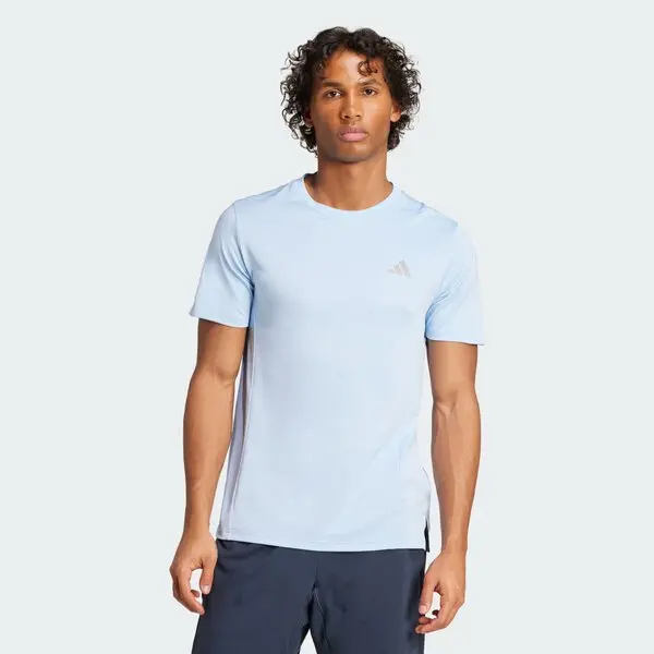 Adidas Designed For Training Hiit Heat.rdy Tee - Glow Blue