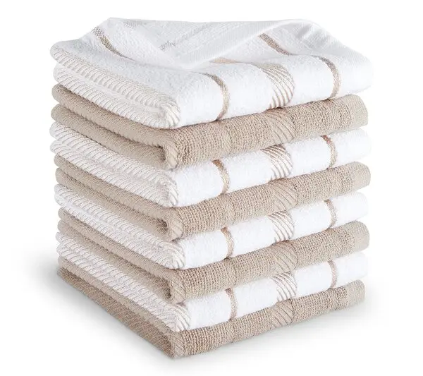 KITCHENAID Albany Dish Cloth 8-pack Set - One-color