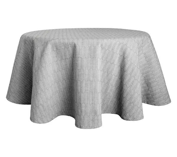 MARTHA STEWART Honeycomb Modern Farmhouse 70' R Ound Tablecloth
