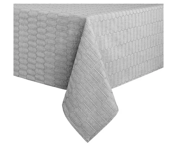 MARTHA STEWART Honeycomb Modern Farmhouse 60'x1 02' Tablecloth