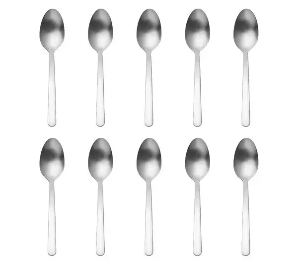 GODINGER Set Of 10 Lola Matte 18/0 Ss Tablespoo Ns