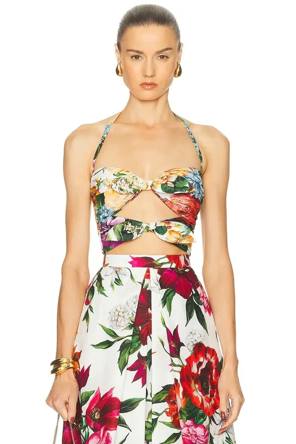 Dolce & Gabbana Cut Out Top - Multi