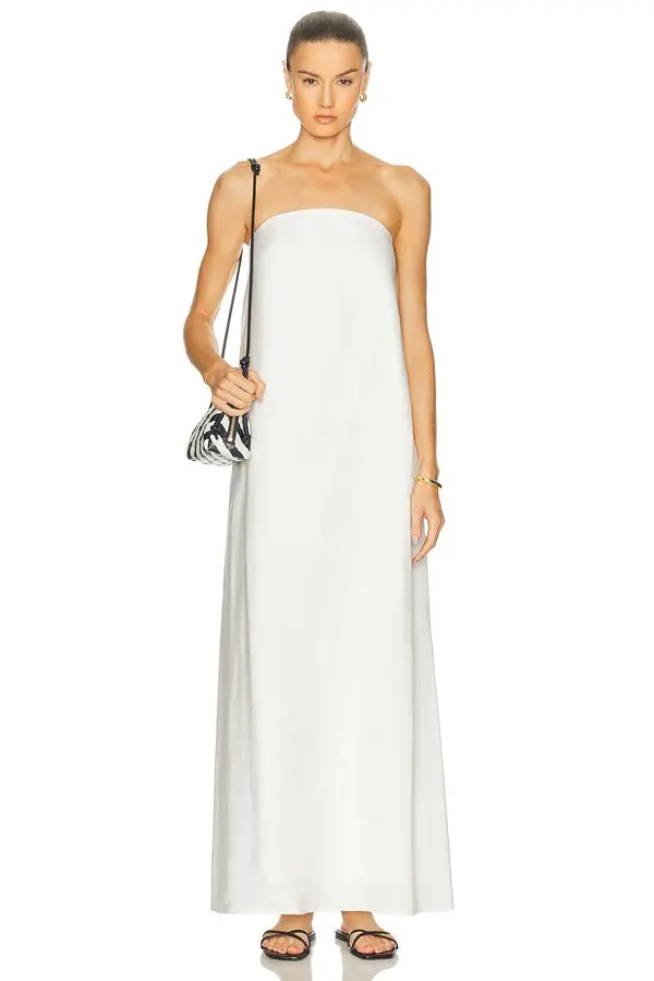 Sablyn Arden Strapless Maxi Dress - White