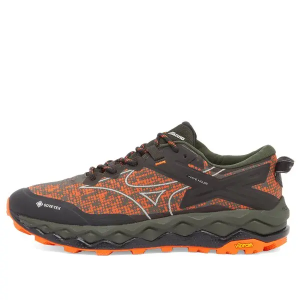 Mizuno X Maharishi Wave Mujin Ls Gtx Sneaker - Vibrant Orange/cool Grey/pine Grove