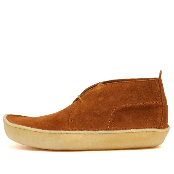 Clarks Desert Rain Lace-up Boots - Dark Cola Suede