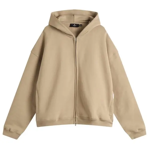 REPRESENT Initial Boxy Zip Hoodie - Dune