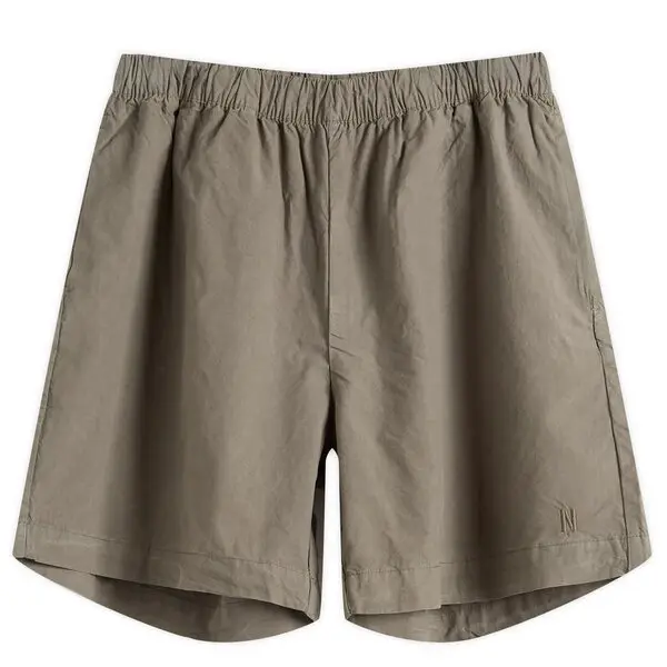 Norse Projects Per Cotton Tencel Shorts - Mid Khaki