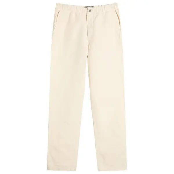 Norse Projects Ezra Relaxed Cotton Linen Trousers - Kit White