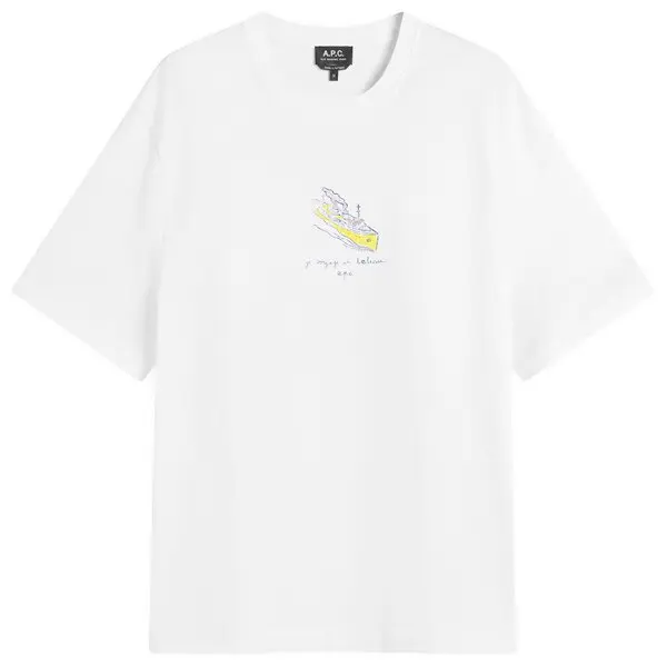 A.p.c. Jack Voyage Print T-shirt - White