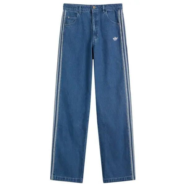 Adidas Adicolor Denim 3-stripes Track Pants - Indigo Denim