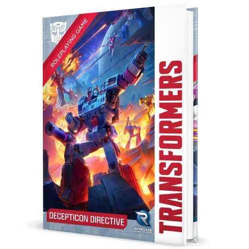 RENEGADE GAME STUDIOS Transformers Deception Directive Sourcebook Roleplaying Game