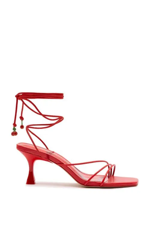 Larroude Nadia Sandal - Scarlet
