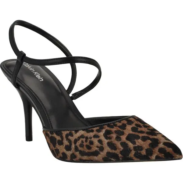 Calvin Klein Corderaly Calf Hair Pointed Toe Pumps