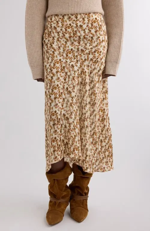 Isabel Marant Lisanne Jacquard Midi Skirt - Ochre