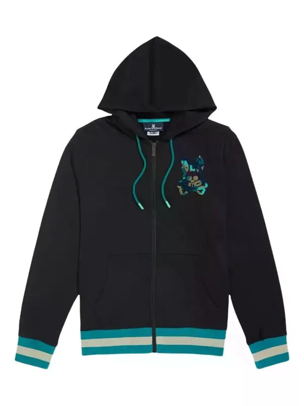 Psycho Bunny Howgate Zip-up Hoodie - Black