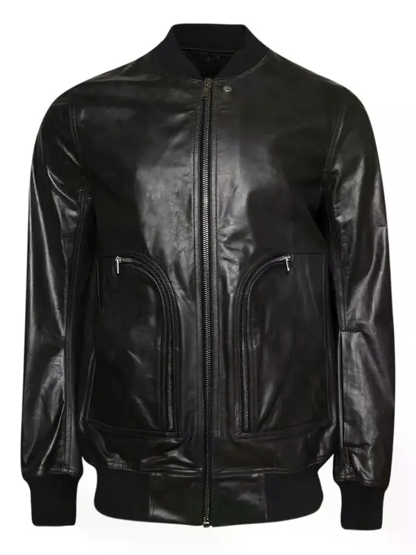 Rick Owens Zip-up Leather Jacket