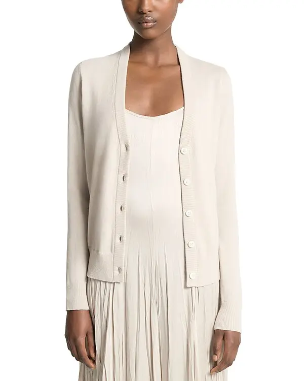 Michael Kors Cashmere Cardigan - Oyster