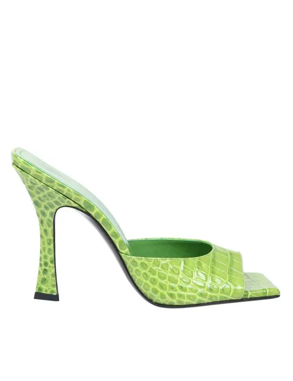 Attico Leather Mules