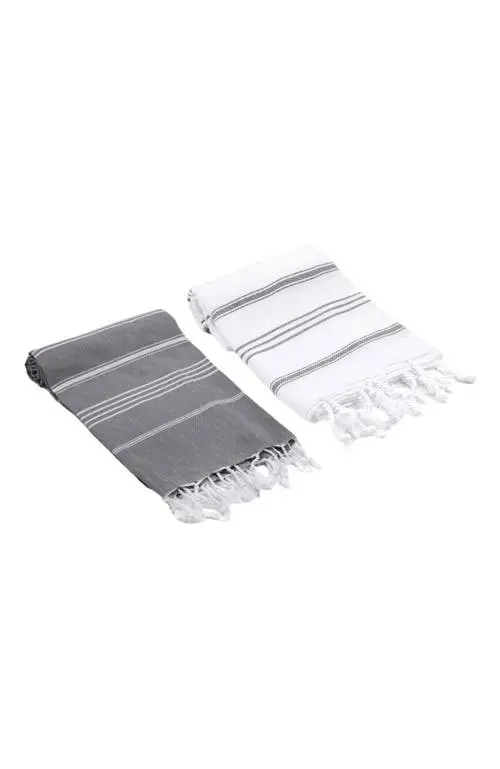 OLIVE & LINEN Bodrum / Datca Turkish Hand Towel Set