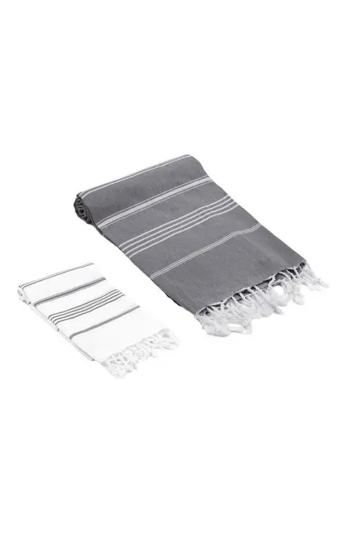 OLIVE & LINEN Bodrum / Datca Turkish Towel Set