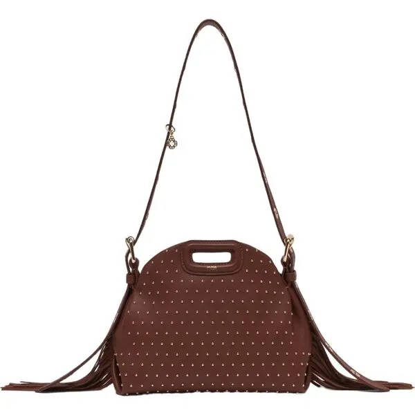 Maje Miss M Mini Studded Leather Bag
