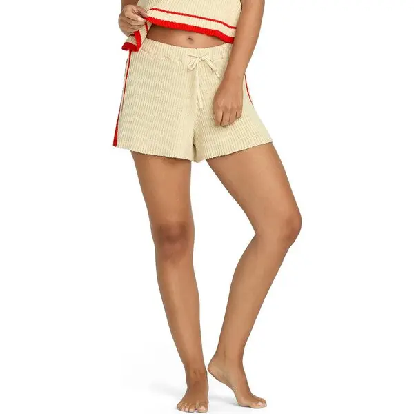 BILLABONG Striped Cotton Sweater Shorts