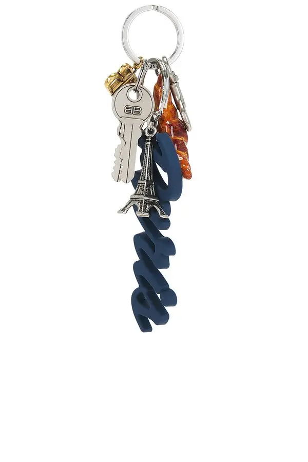 Balenciaga Tourist Paris Keyring - Multicolor