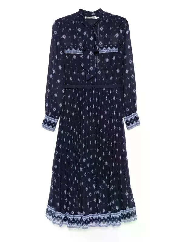 SELF-PORTRAIT Floral-print Midi Dress
