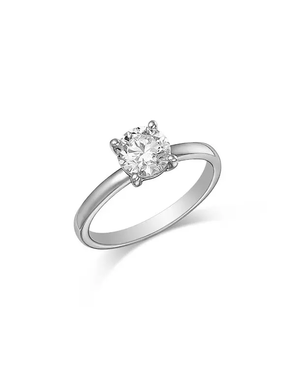 Bloomingdale'S 18k 1.0 Tcw Lab Grown Diamond Engagement Ring