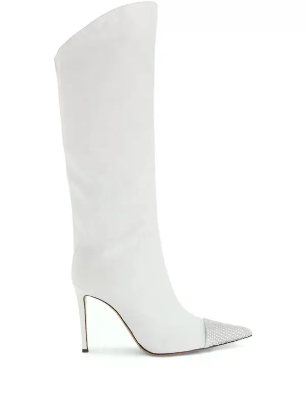 Alexandre Vauthier 90mm Leather Boots