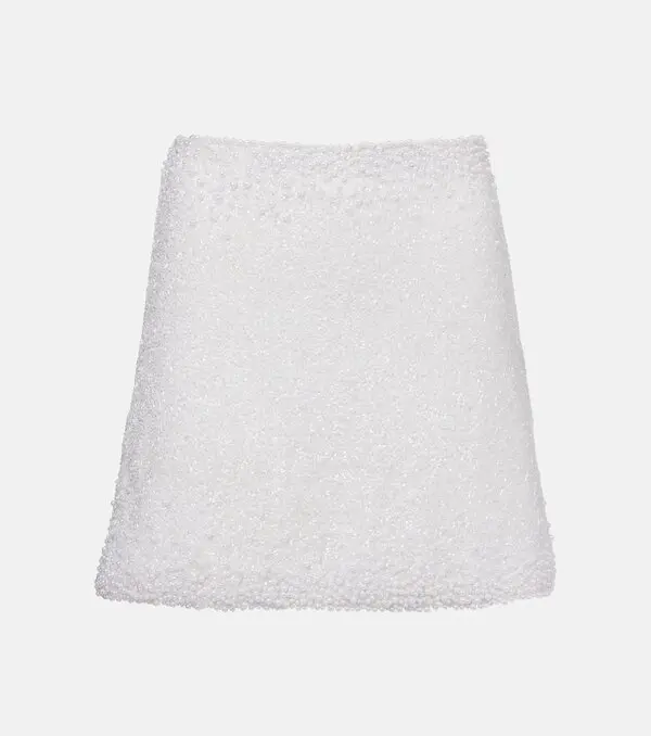 CLIO PEPPIATT Venus Embellished Miniskirt