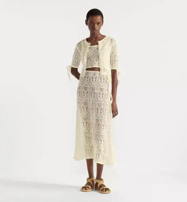 Dioriviera Mid-length Flared Skirt