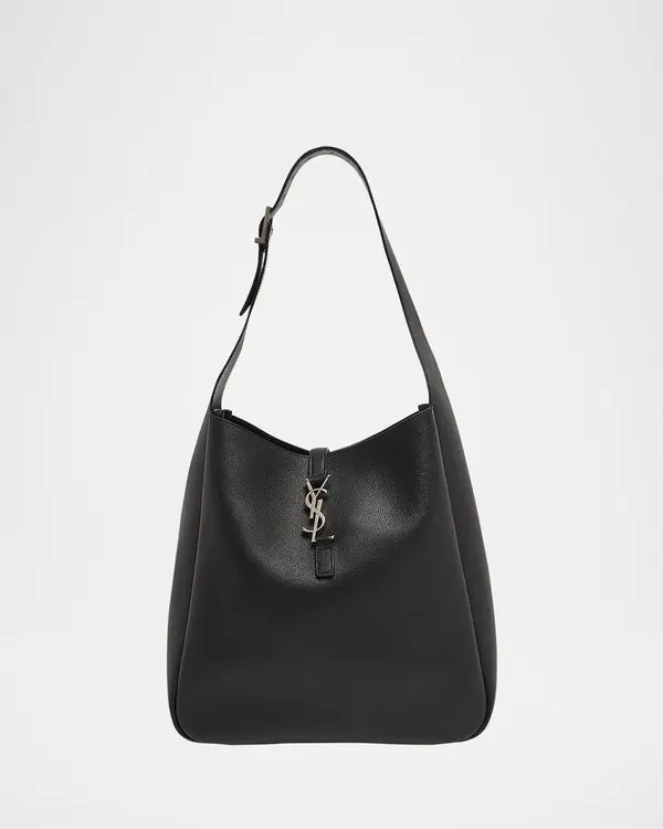 Saint Laurent Le 5 A 7 Large Hobo Bag - Nero