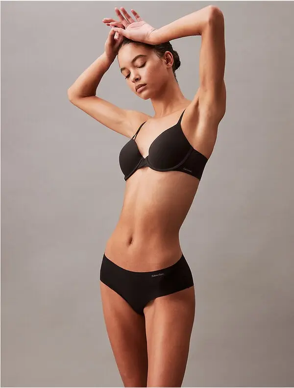 Calvin Klein Invisibles Dipped Thong - Black