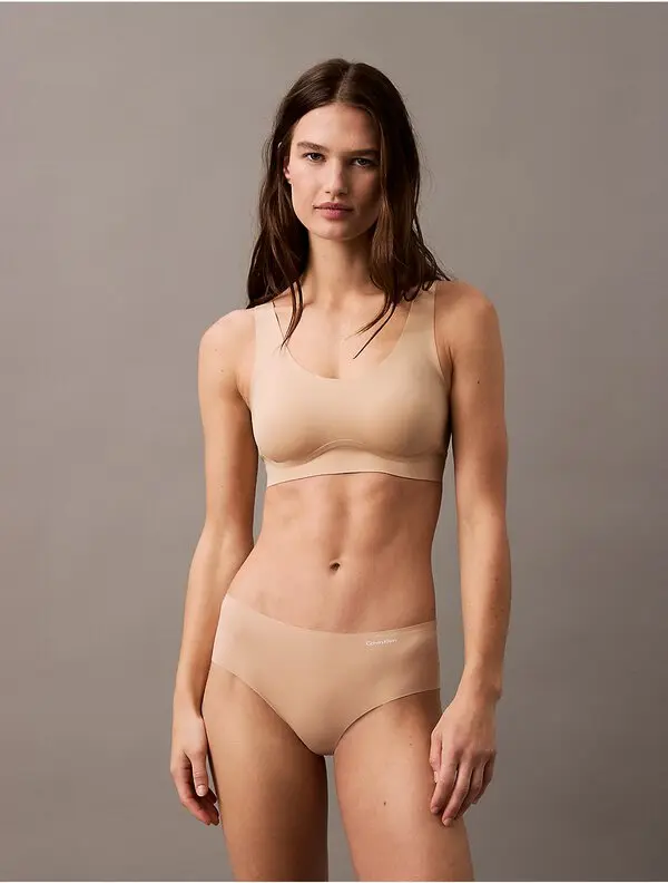 Calvin Klein Invisibles Gel Wire Lightly Lined Bralette - Bare