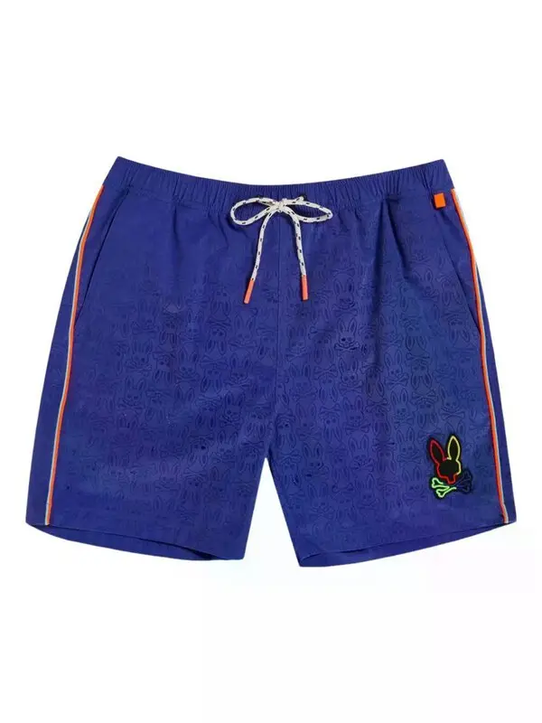 Psycho Bunny Leo Hydrochromic Swim Shorts - Blue