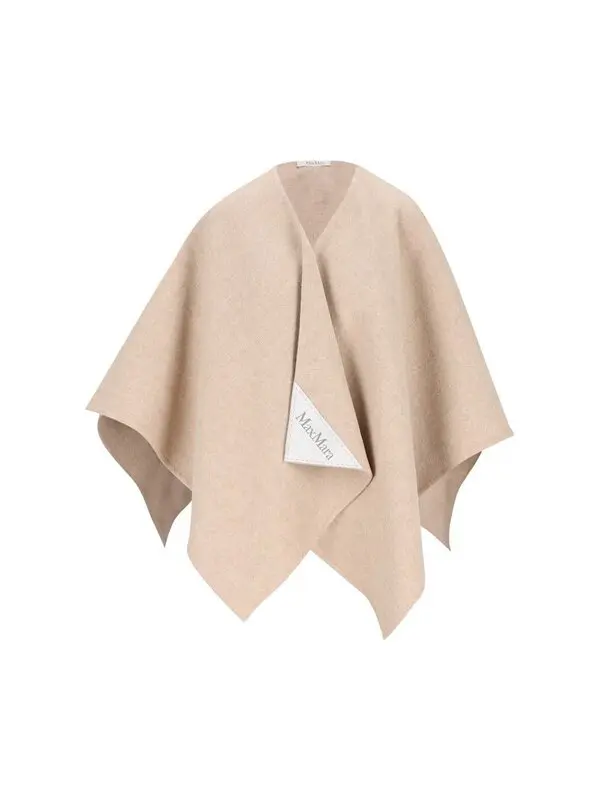 Max Mara Cape In Virgin Wool