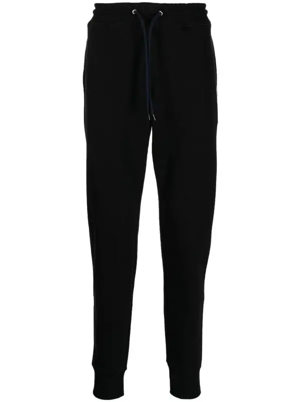 Paul Smith Zebra Logo Cotton Joggers - Black