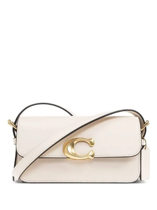 Coach Zoe Leather Shoulder Bag - White