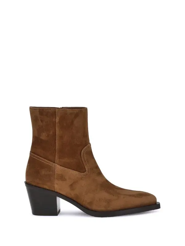 STUART WEITZMAN Tate Ankle Boots - Brown