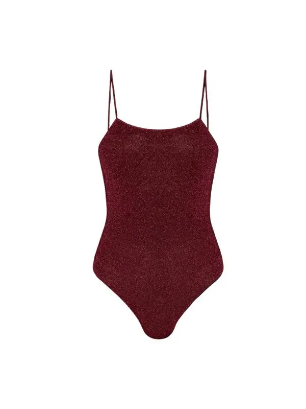 Oseree Lurex One-piece Swimsuit - Multicolor